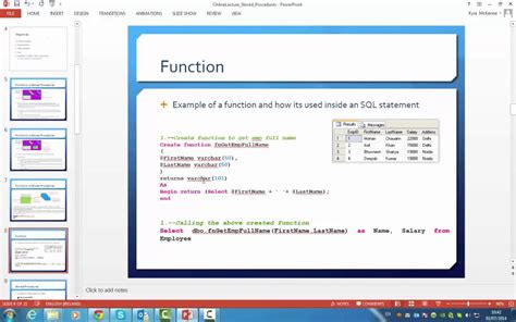 Stored Procedures Vs Functions Youtube