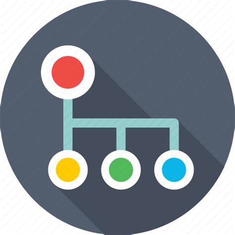 Hierarchy Network Organization Structure Sitemap Workflow Icon