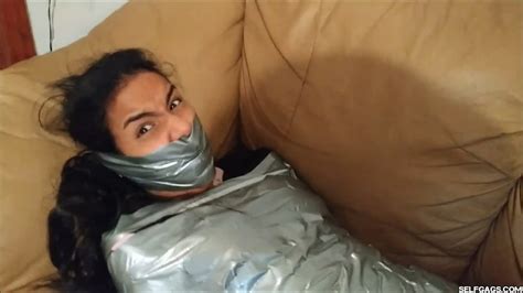 Gagged Girl Duct Tape Wrapped Up Tight Selfgags 41 Pics Xhamster
