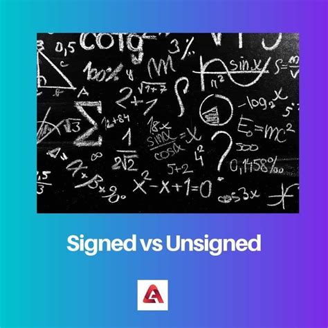 Signé Vs Non Signé Différence Et Comparaison