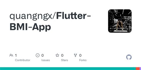 Github Quangngxflutter Bmi App