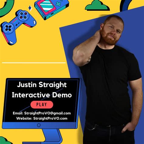 justin straight on linkedin voiceactor videogames gamedev