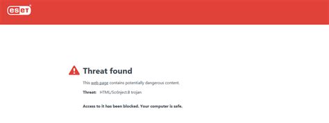 Threat Html Scrinject B Trojan Malware Finding And Cleaning Eset Security Forum