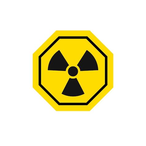 Premium Vector Radioactive Element Icon