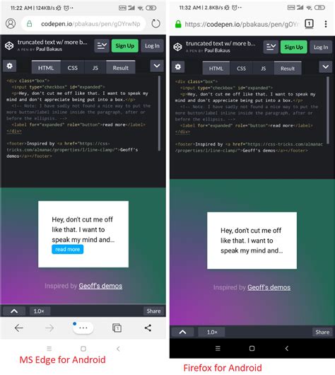 Javascript Resizeobserver Does Not Work In Edge And Firefox For Android