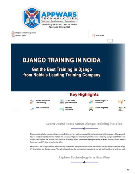 best django training 1 pdf