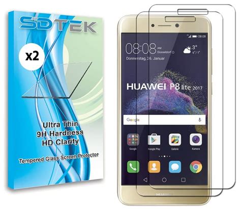 Sdtek X Tempered Glass Screen Protector For Huawei P Lite