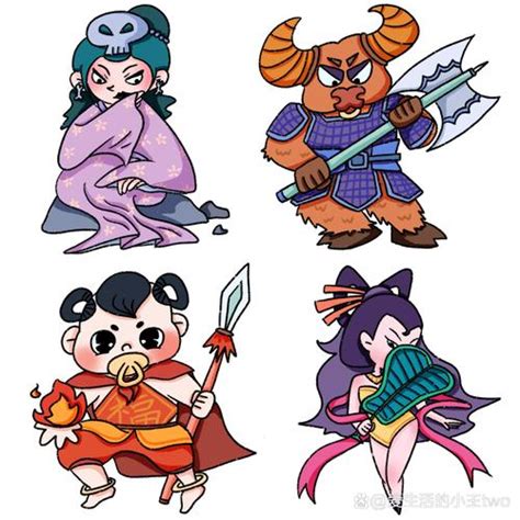 西游记妖怪简笔画彩色（汇总15张） 简笔画图片大全