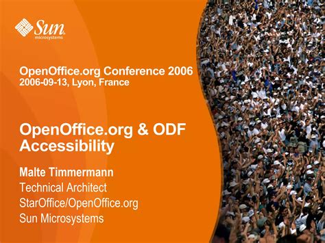 and odf accessibility ooocon 2006 ppt