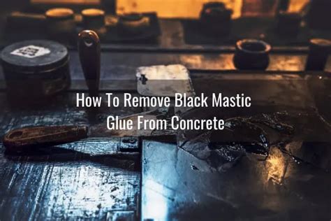 How To Remove Glue From Concrete Floor Ready To DIY