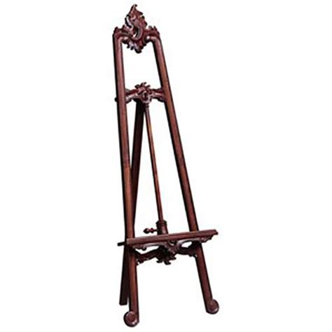 Dagmar Solid Mahogany Timber Display Easel Mahogany Colour