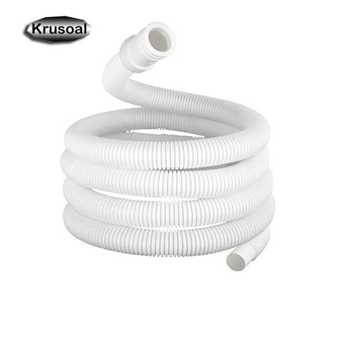 에어컨 또는 세탁기 입구 파이프 배관 호스 용 1m 5m 15mm X 16mm 흰색 배수 호스 파이프배관 하우스