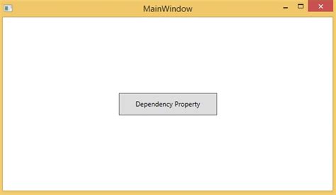 Xaml 依赖属性 Gingerdoc 姜知笔记