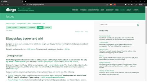 Dark Mode On Issues Page Not Working · Issue 1336 · Django
