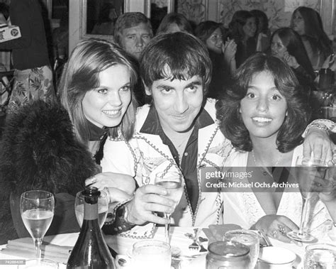 Drummer Keith Moon Of The Who At His 28th Birthday Party With News