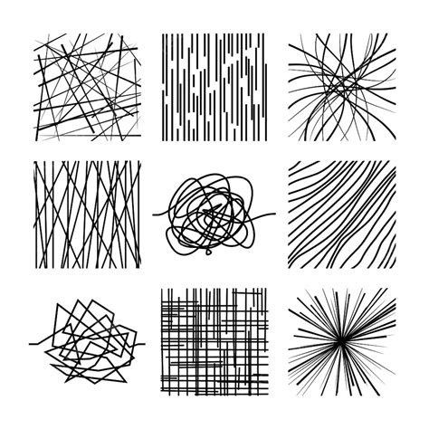 Chaotic Lines Vector Design Images Random Chaotic Asymmetrical Lines Random Drawing