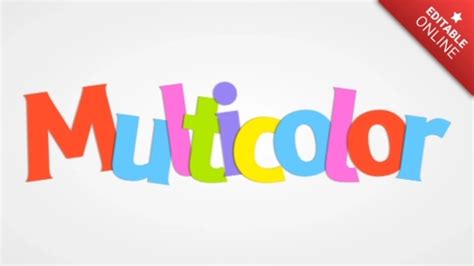 Multicolor Thank You Multi Color Lettering Text Effect Generator