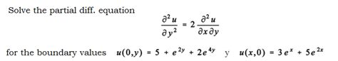 Solve Pde With Method Of Separation Of Variables And