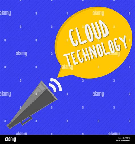 Handwriting Text Cloud Technology Concept Meaning Storing And Accessing Data And Programs Over