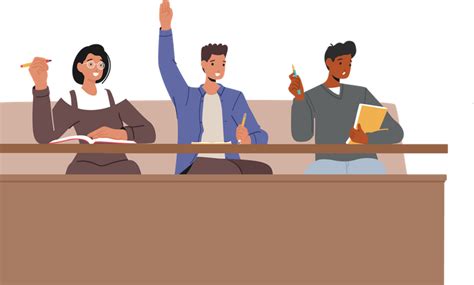 Student In Lecture Hall Illustration Free Download School And Education