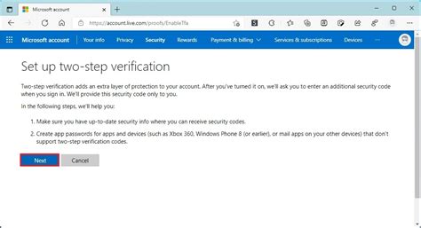 How To Set Up Two Factor Authentication 2fa On A Microsoft Account Windows Central