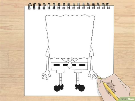 How To Draw SpongeBob SquarePants Step By Step Tutorial