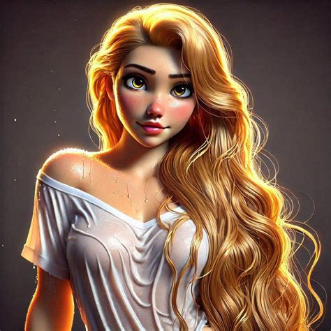 rapunzel wet t shirt by sully4 on DeviantArt
