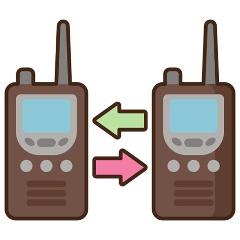Two Way Radio Communication Technology Icon Download On Iconfinder