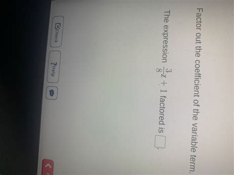 Answered Factor Out The Coefficient Of The Bartleby