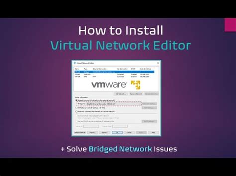 Cómo configurar virtual network editor vmware Mundowin