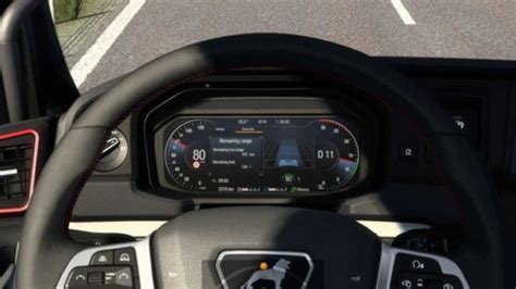 MAN TGX Improved Dashboard V ETS Mods