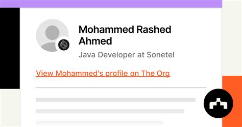 Mohammed Rashed Ahmed Java Developer At Sonetel The Org