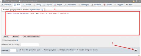 cara membuat atau mengubah password dengan md5 di phpmyadmin