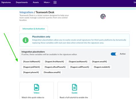 Creating An Html Signature With Teamwork Desk Variables