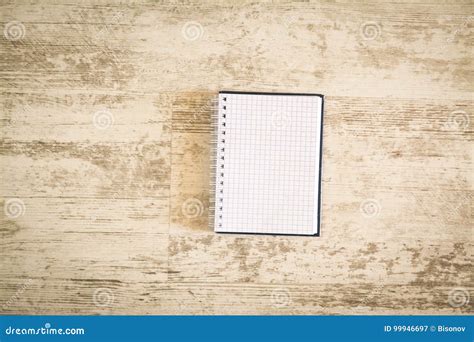 Open Clean Notepad Close Up Stock Image Image Of Blank Media
