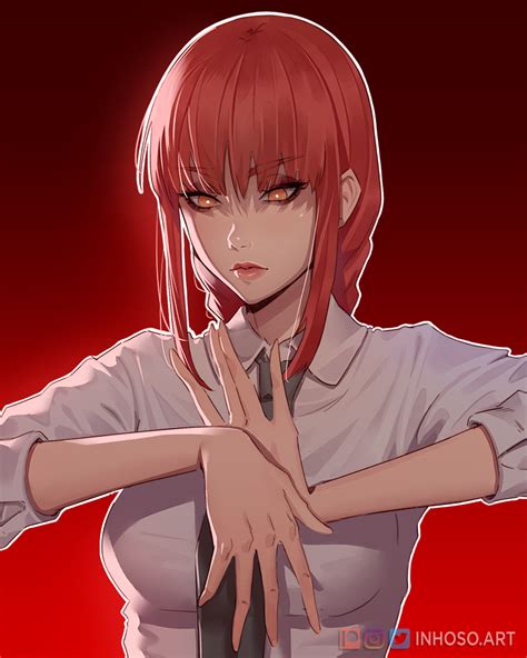 Makima Chainsaw Man Drawn By Inhoso Danbooru