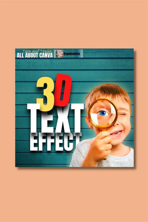 Canva D Text Effect D Text Effect Text Effects D Text