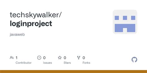 Github Techskywalker Loginproject Javaweb