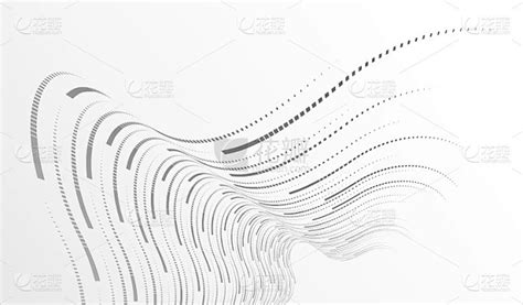 大数据流技术和科学矢量背景，技术抽象与线条电子和数字风格的三维立体透视，抽象插图。素材 花瓣网