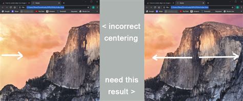 Html How To Center Align A Full Height Image When It Is Wider Than The Screen Stack Overflow