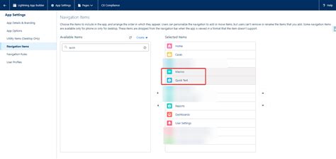 Cannot See Macros And Quick Text In Console Apps Navigation Items