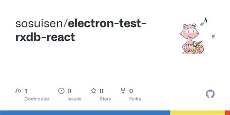github sosuisen electron test rxdb react