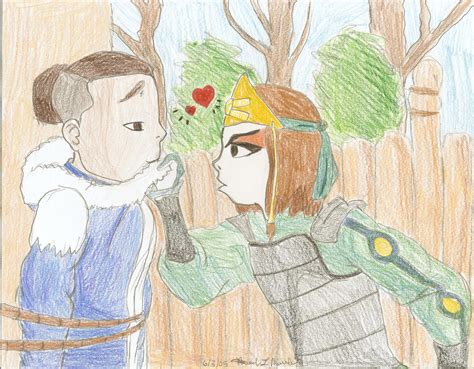 Sokka And Suki By Hikari On DeviantArt
