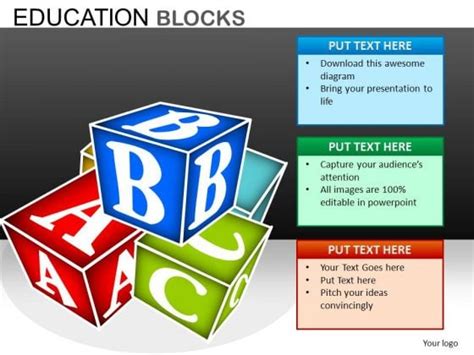 abc building blocks powerpoint templates powerpoint templates