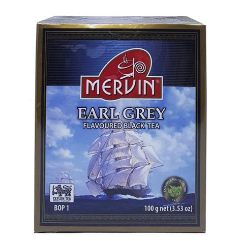 Чай чорний з бергамотом Mervin Earl Grey 100 грамм купить в Бутике ROSA