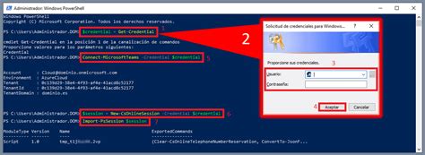 Pantallazoses Microsoft Teams Conectar A Powershell