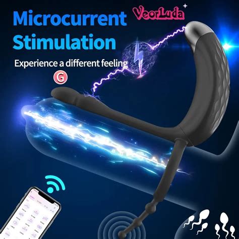Penis Vibrator Penis Ring Microcurrent Clitoral Stimulator Delayed