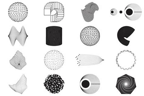 80 Vector Abstract Shapes Vol1 Graphics Youworkforthem Abstract