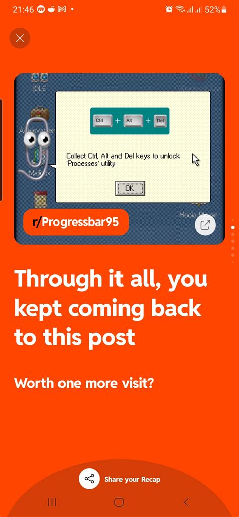 I Found A Rprogressbar95 Post On My Reddit Recap Rprogressbar95