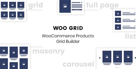 Woocommerce Products Grid Builder Visual Page Builder